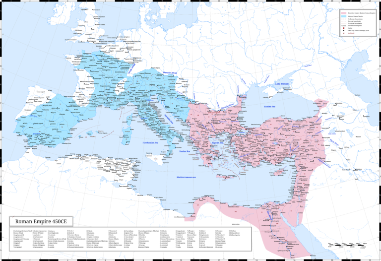 Historical maps of the Byzantine Empire 330-1453